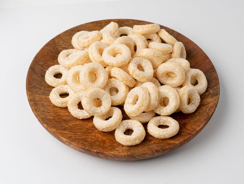 Cereal Rings Isolated, Breakfast Rice Loops, Corn Cereals Snack Stock ...