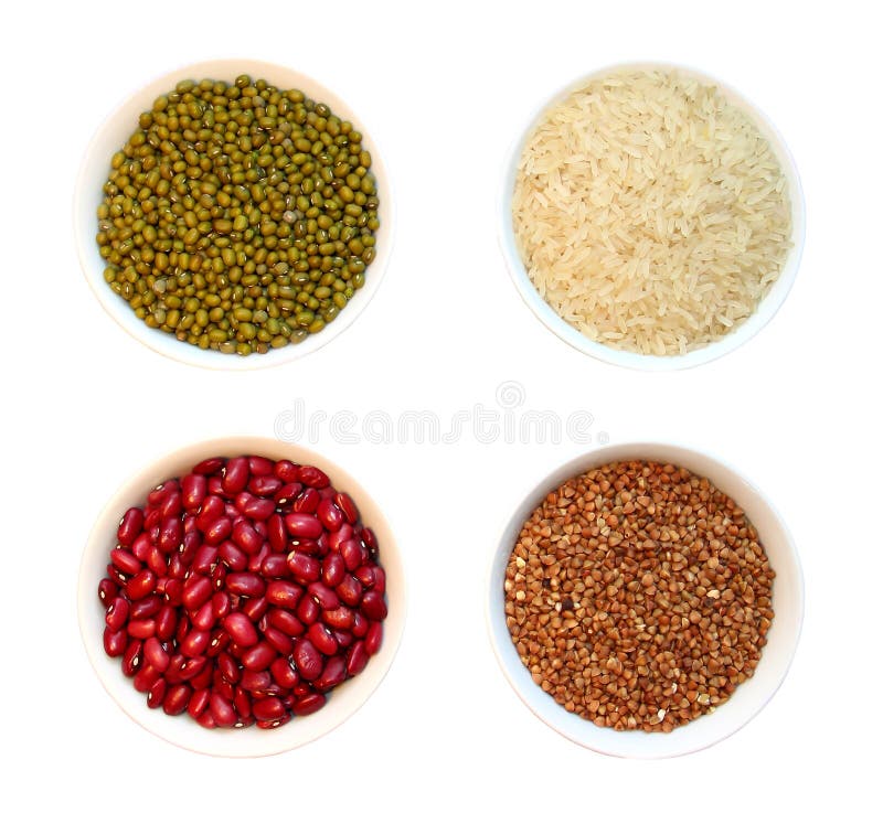 Cereals in cups stock image. Image of healthy, food, grain - 45725685