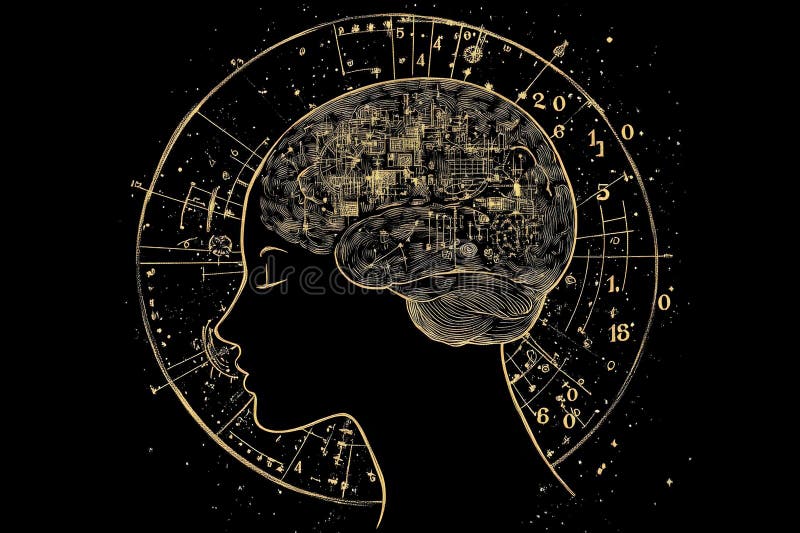 Cerebral Mechanics of Communication Stock Illustration - Illustration ...