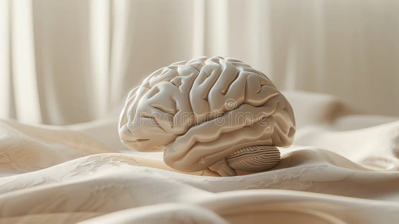 Cerebral Sphere Presented with Neutral Tones and Cerebral Cortex ...