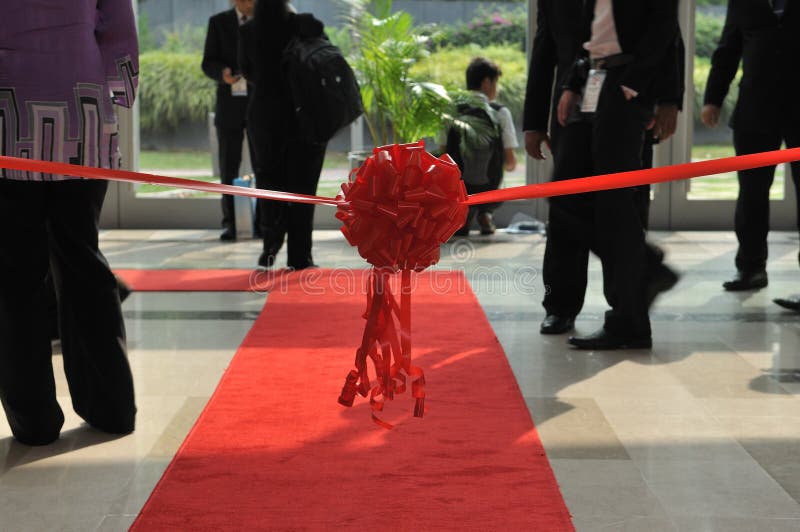 Ceremonia de inauguración imagen de archivo. Imagen de alfombra - 5215471