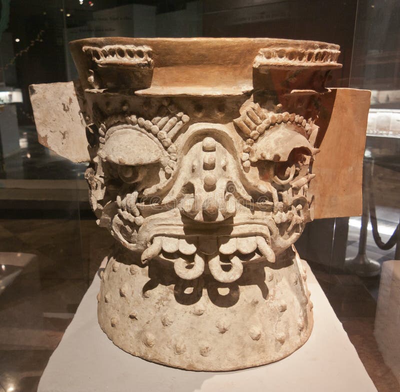 Ceremonial Aztec Vase stock image. Image of religious - 21370125