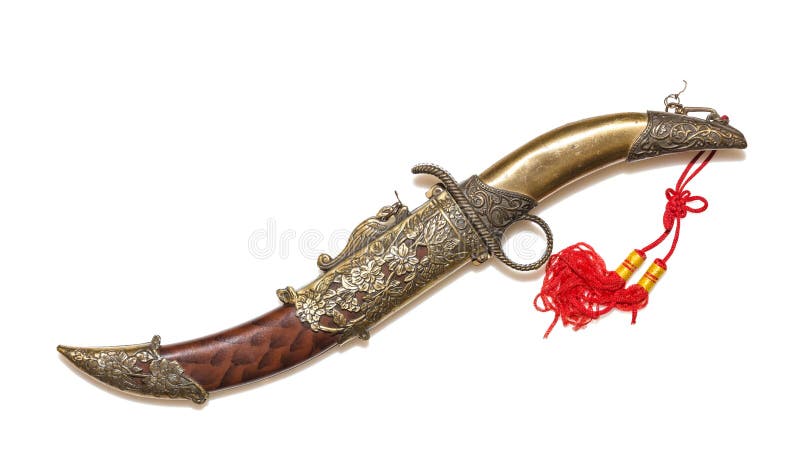 Ceremonial Curved Dagger stock image. Image of ancient - 81526753