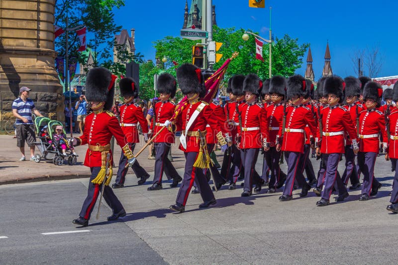 Ceremonial Guard Parade editorial stock image. Image of composition ...