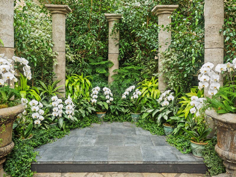 Wedding portal stock image. Image of waterfall, vase - 13882981