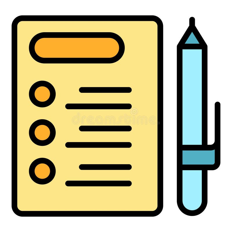 Planner Icon. Monochrome Simple Sign from Productivity Collection Stock ...