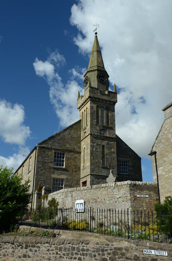 Ceres Church stock image. Image of rural, steeple, fife - 78339057