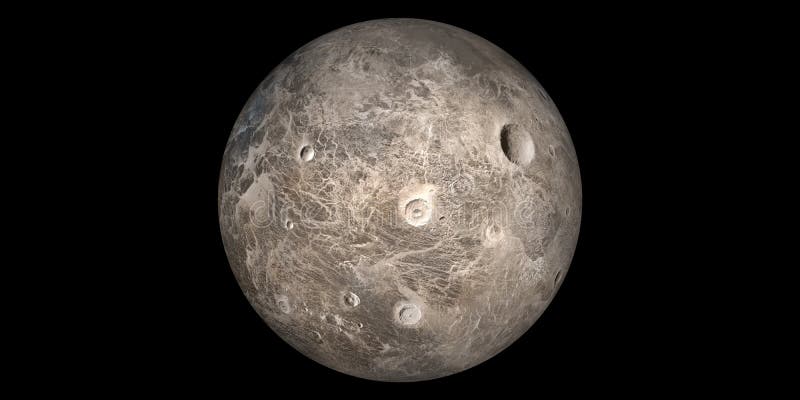 Ceres Dwarf Planet in 3d High Resolution Stock Illustration ...
