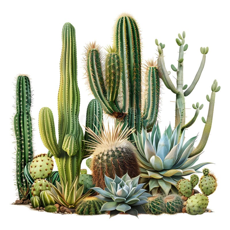Cereus Jamacaru Plant on Transparent Background - Ai Generated Stock ...