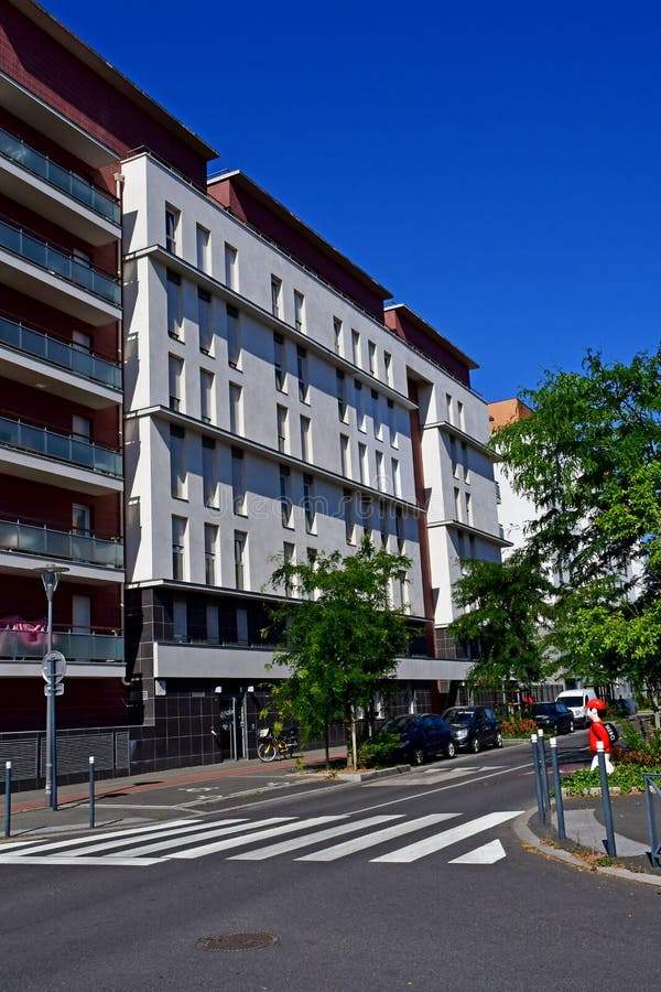 Cergy; France - August 4 2020 : the Hauts De Cergy Editorial ...
