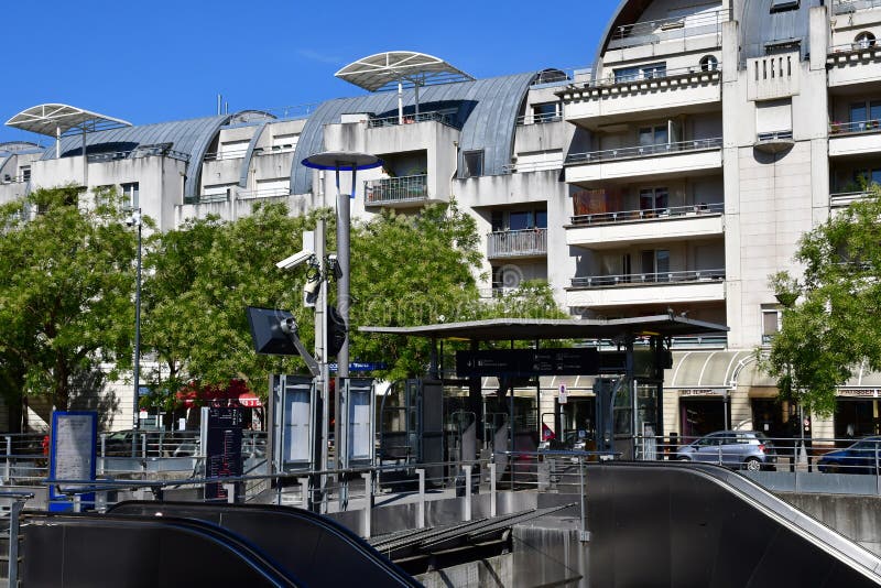 Cergy; France - August 4 2020 : the Hauts De Cergy Editorial Photo ...