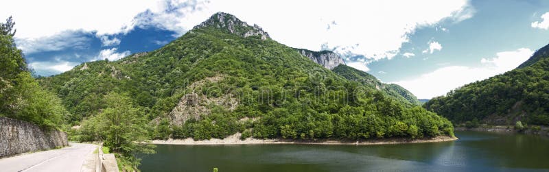 Cerna River at Prisaca Lake Stock Image - Image of sandy, mehedinti ...