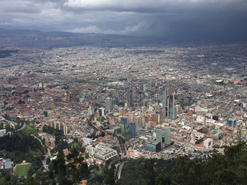 Cerro de Monserrate foto de archivo. Imagen de colombia - 69989018