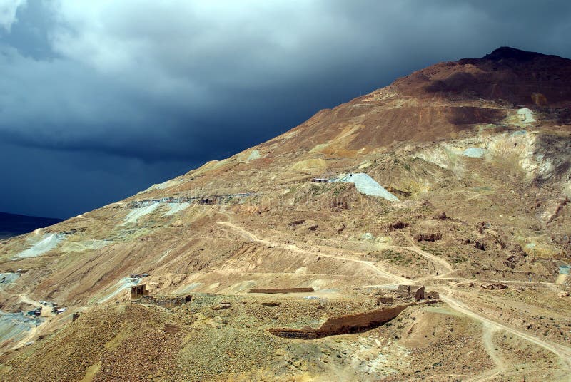 Cerro Rico, Bolivia stock photo. Image of mountains, cerro - 5355054
