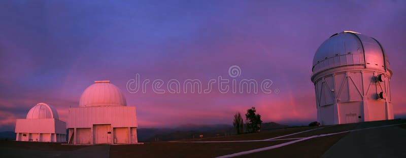 Cerro Tololo Inter-American Observatory Stock Photo - Image of night ...