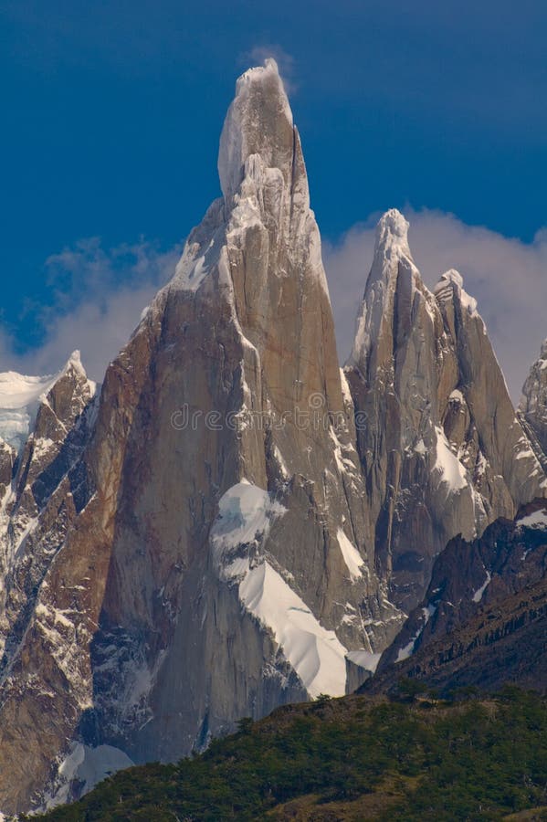 Cerro Torre stock image. Image of south, argentina, chalten - 5345747
