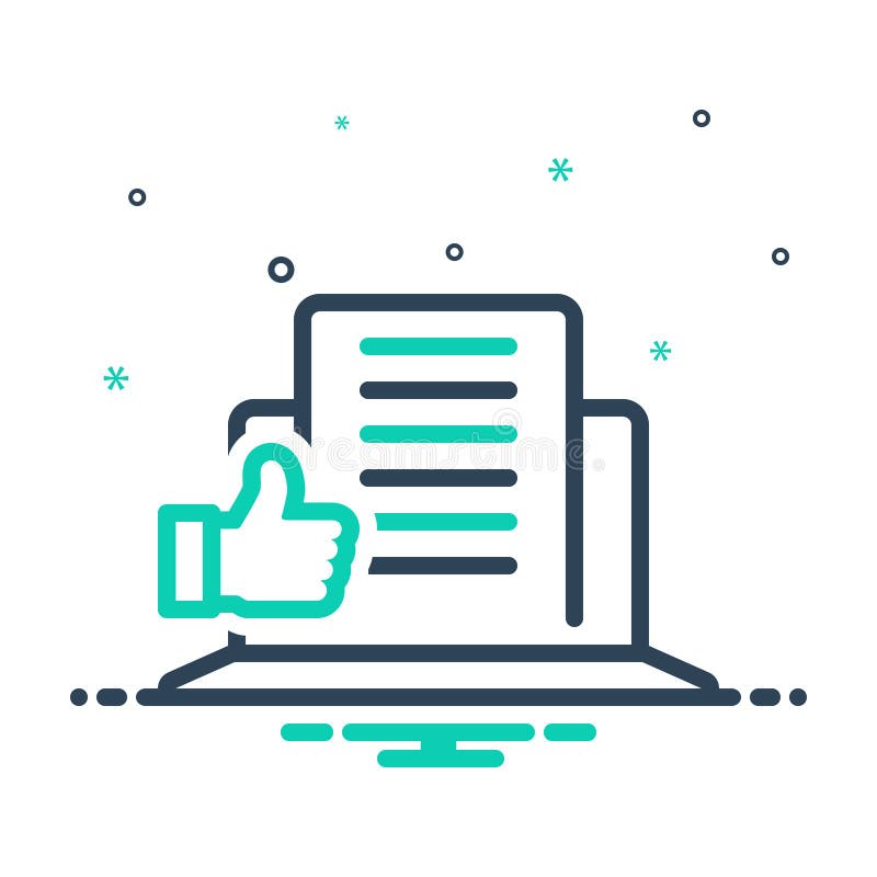 Mix Icon for Certainly, for a Fact and Unquestionably Stock Vector ...