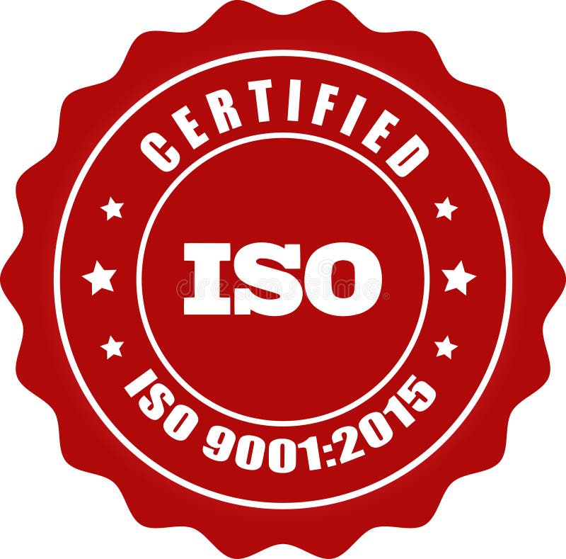 Selo ISO, Carimbo ISO, Certificado De Empresa Certificada ISO 9001:2015 Vetor Azul, Certificado ...