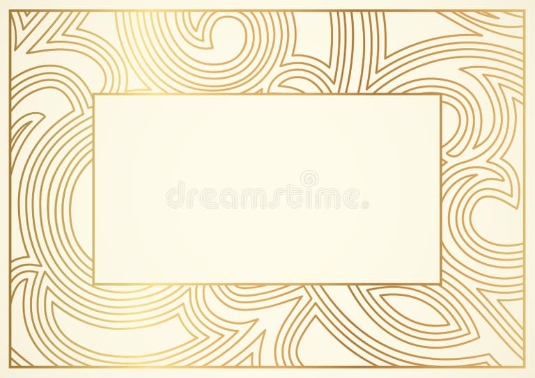 Illustration Certificate Template Floral Frame Stock Illustrations ...