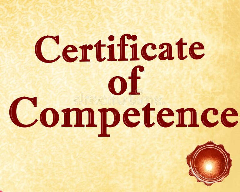Certificate Competence Stock Illustrations – 736 Certificate Competence ...