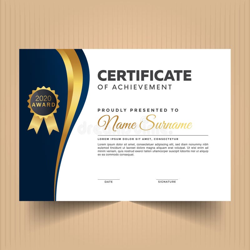 Modern Certificate of Appreciation Design Template for Award or ...