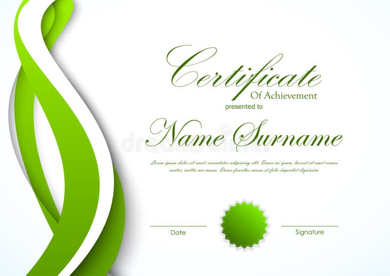 Bio Certificate Template Stock Illustrations – 641 Bio Certificate ...