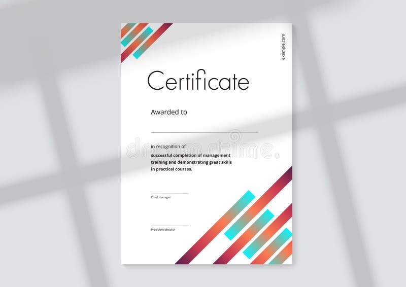 Certificate of Appreciation Template Design. Elegant Business Diploma ...