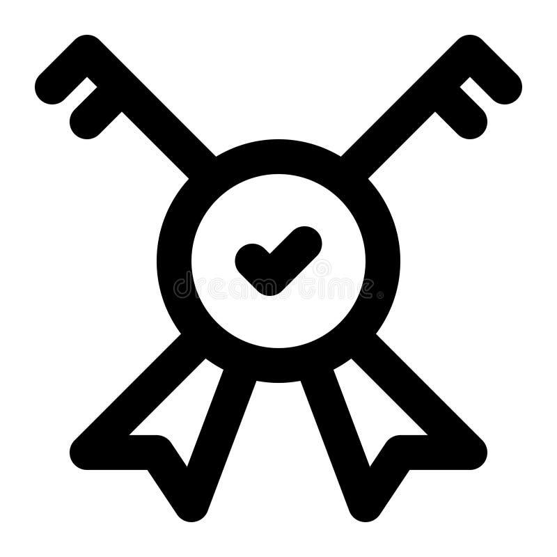 Certificate Authority, Certification Authority, Key Outline Icon Stock ...