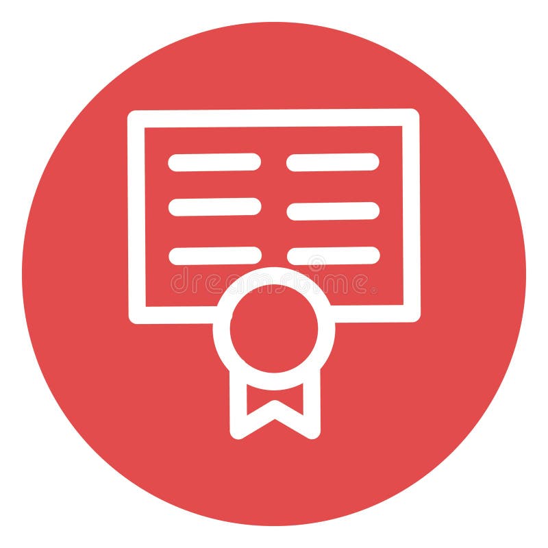 Certificate, Bookbark Bold Vector Icon Which Can Easily Edit Stock ... Certificate, Bookbark Bold Vector Icon Which Can Easily Edit Stock ...