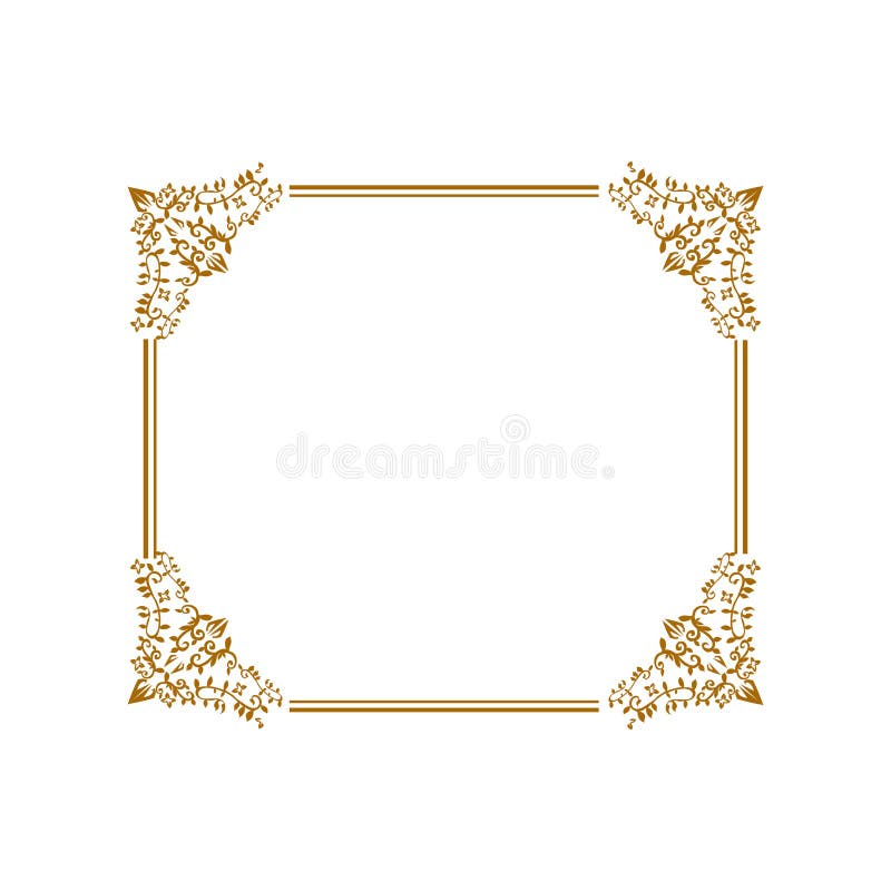 Certificate Border Pattern Thai Free Vector Illustration Stock Vector ...