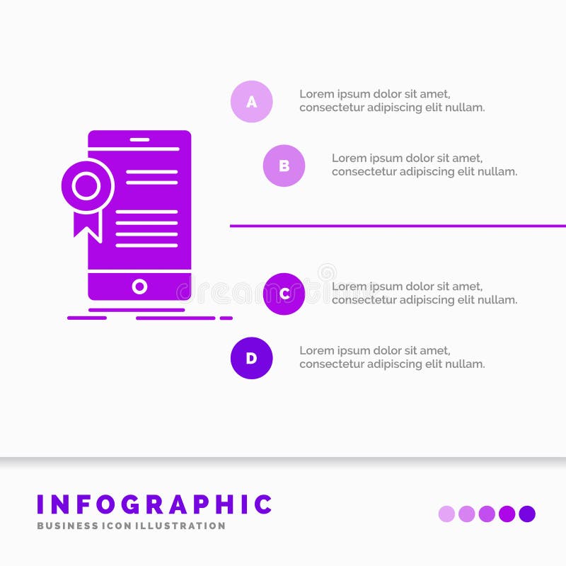 Certificate, Certification, App, Application, Approval Infographics ...
