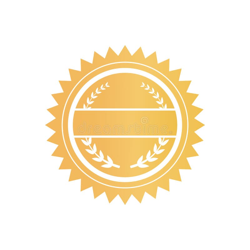 Certificate of Circled Shape Vector Illustration Stock Vector ...