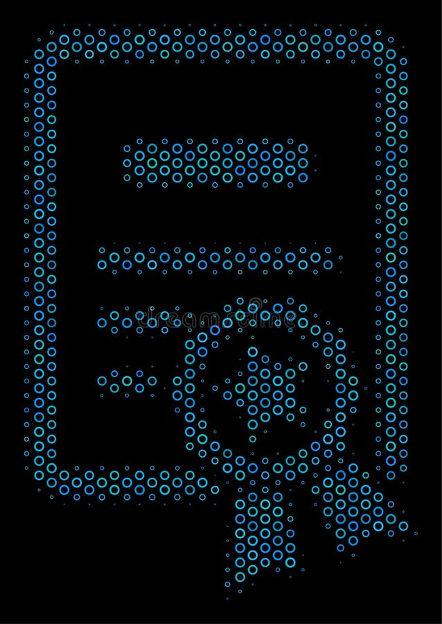 Eye Composition Icon of Halftone Circles Stock Vector - Illustration of ...