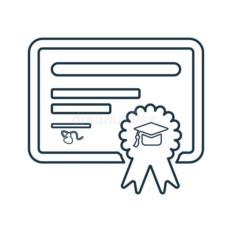 Degree Diploma Vector, Degree Holder Silhouette, Outline Sketch Drawing ...