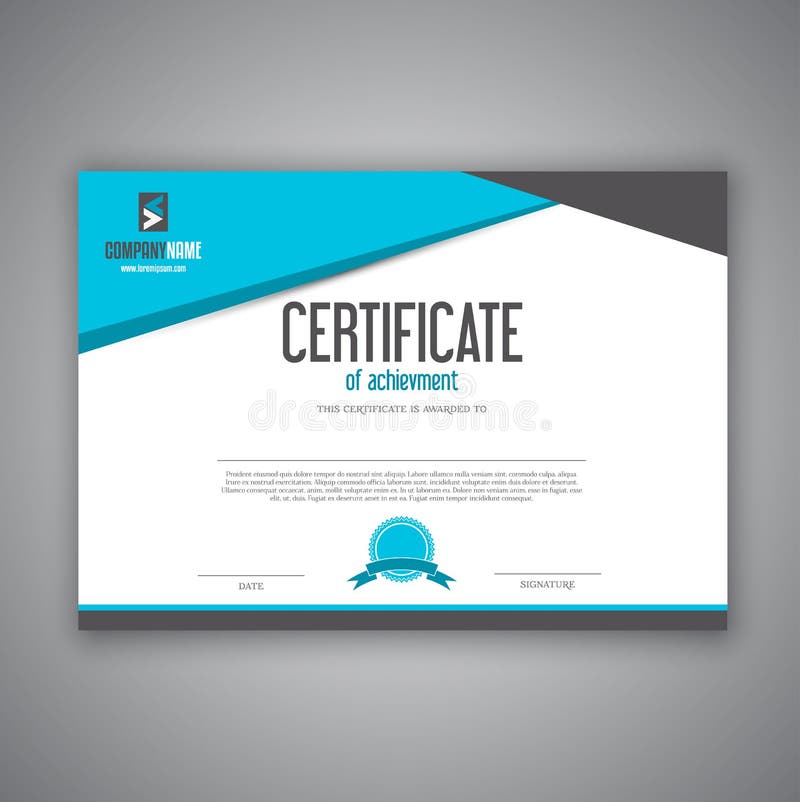 Certificate design stock vector. Illustration of design - 78578849
