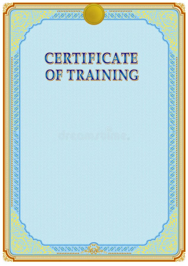 Certificate Design Template Stock Vector - Illustration of create ...