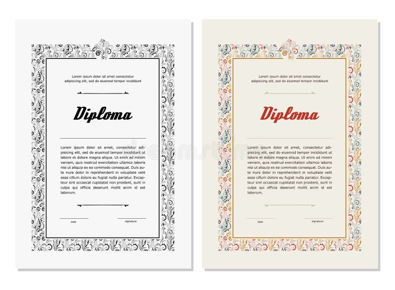 Certificate Edge Design Stock Illustrations – 1,705 Certificate Edge ...