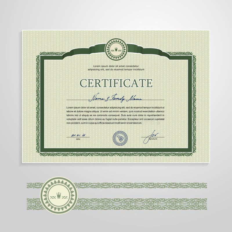 Certificate Edge Design Stock Illustrations – 1,705 Certificate Edge ...