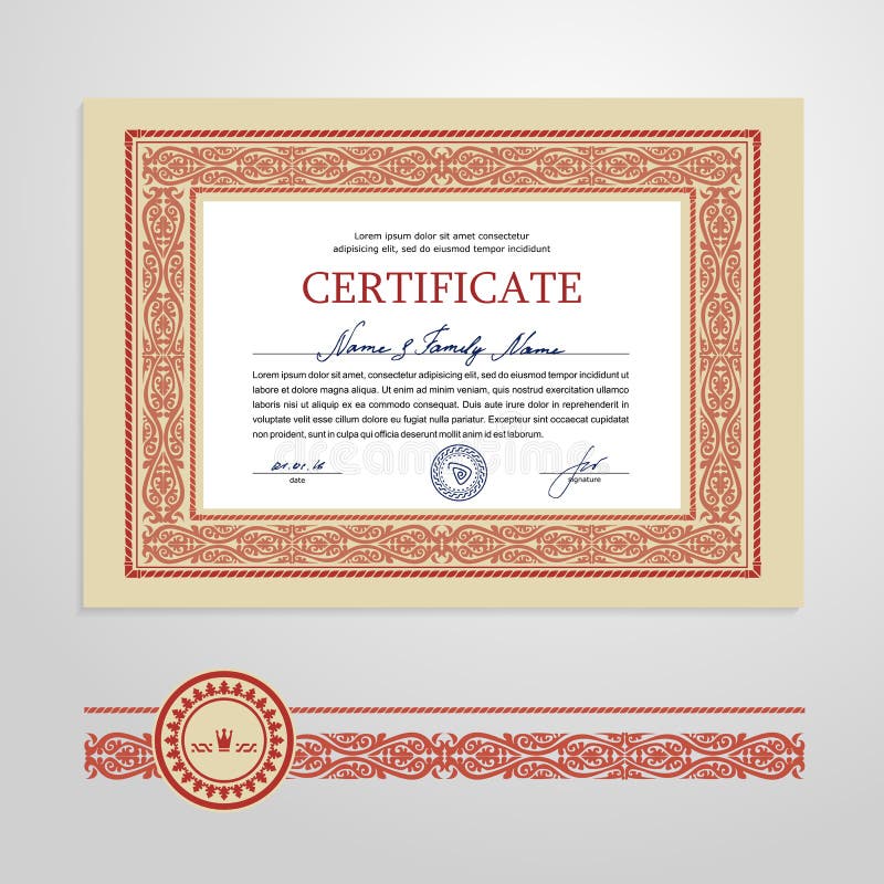 Certificate Edge Design Stock Illustrations – 1,705 Certificate Edge ...