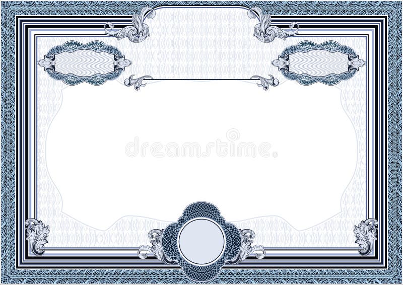 Certificate, Diploma Template. Award Pattern. Stock Vector ...