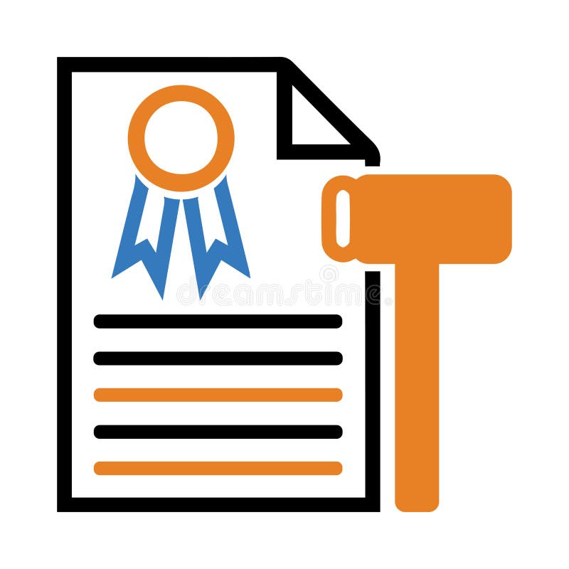 Certificate, Document, Badge, Certificate Icon Stock Vector ...