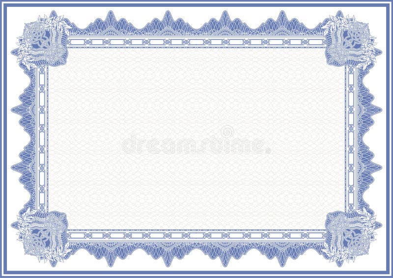 Certificate Frame Blue Stock Illustrations – 14,409 Certificate Frame ...