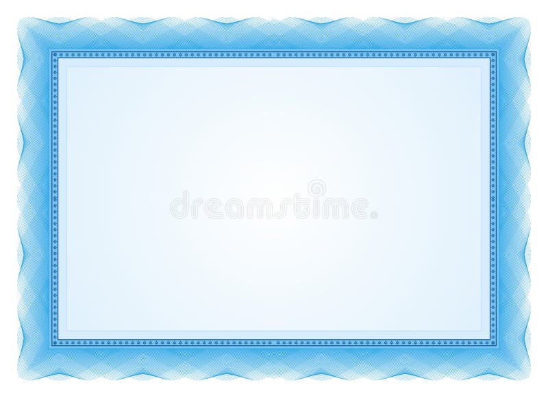 Blue Certificate Frame Stock Illustrations – 14,109 Blue Certificate ...