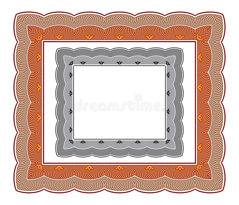 Certificate Frame, Modern, Minimalis and Elegant Stock Illustration ...