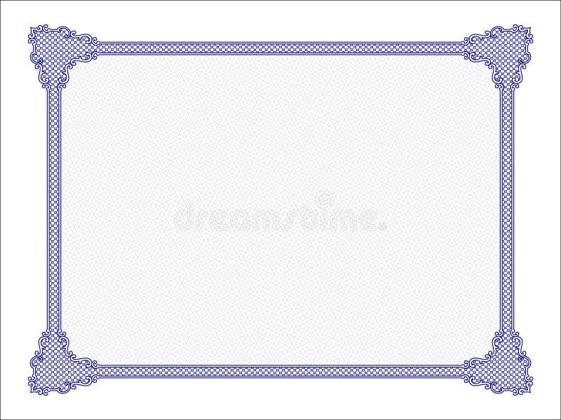 Certificate Frame, Modern, Minimalis and Elegant Stock Illustration ...