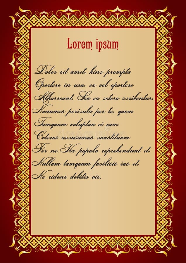 Certificate Frame Chinese Gold Stock Illustrations – 226 Certificate ...