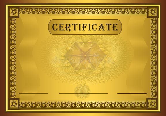 Gold Certificate Rosette Stock Illustrations – 2,412 Gold Certificate ...
