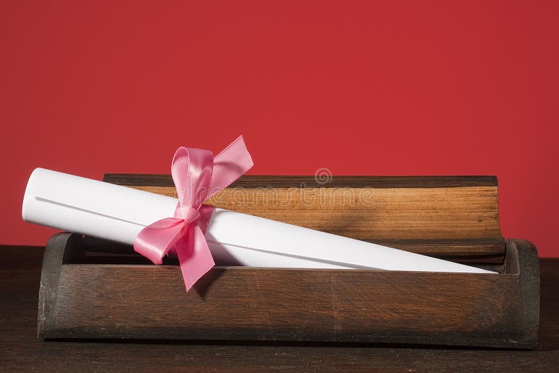 Certificate of graduation stock photo. Image of holiday - 18364544