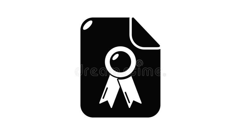 Certificate Icon. Premium Quality. Achievement Badge. Profile ...