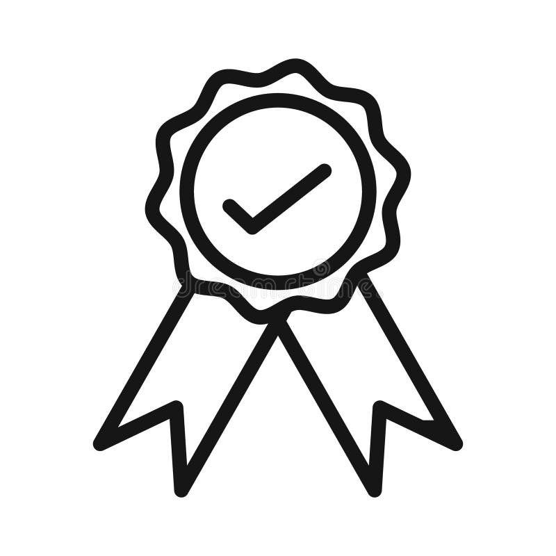 Certificate Icon (2) Logo Sign Vector Outline Stock Vector ...
